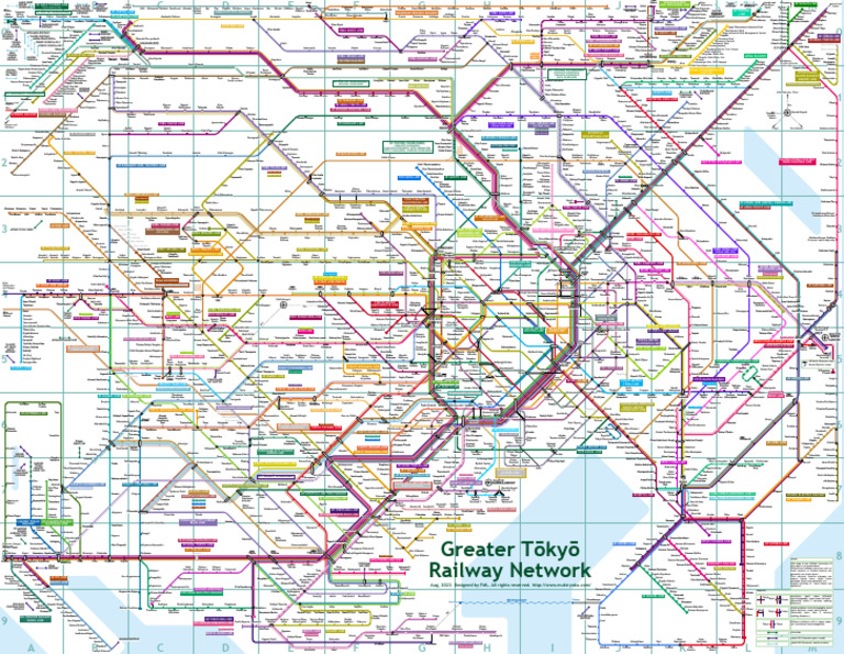 Greater Tokyo Railway Network | PDF | Rail Transport | Railway Companies