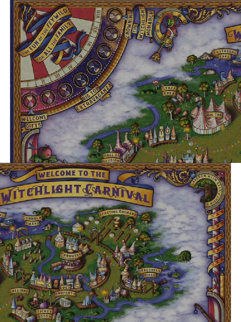 The Wild Beyond The Witchlight Printable Map | PDF