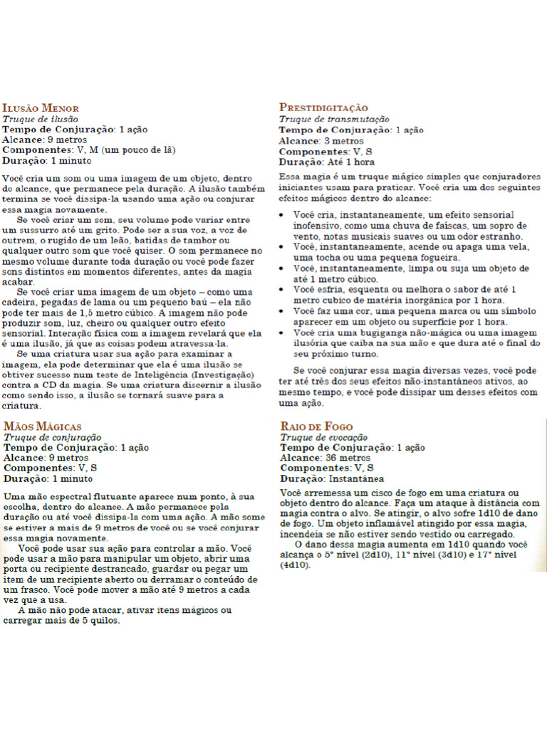 Magias Velma 0 | PDF