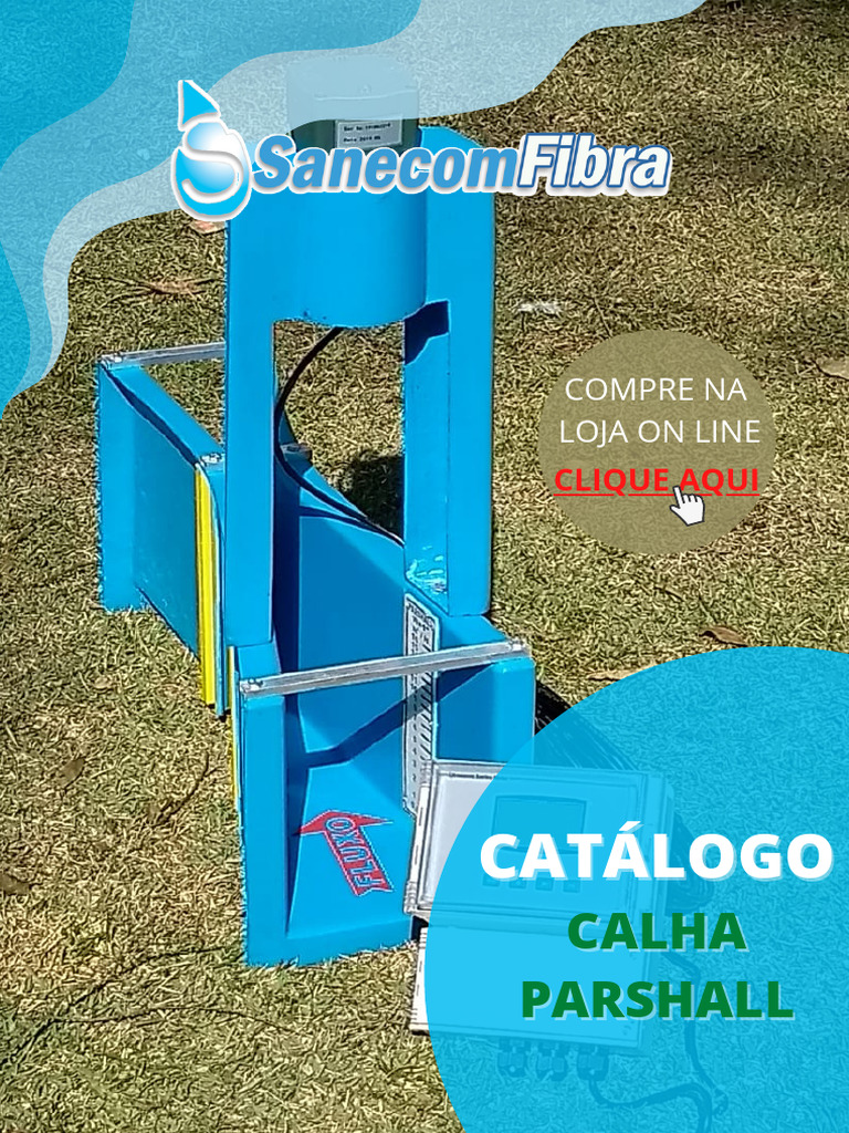 Catálogo Calha Parshall (2024) | PDF | Descarga (hidrologia)