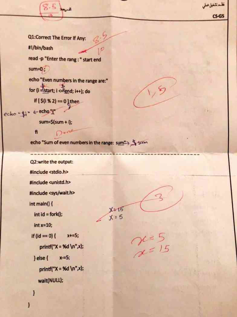 Bash and C Programming Error Fixes | PDF | Software Engineering ...