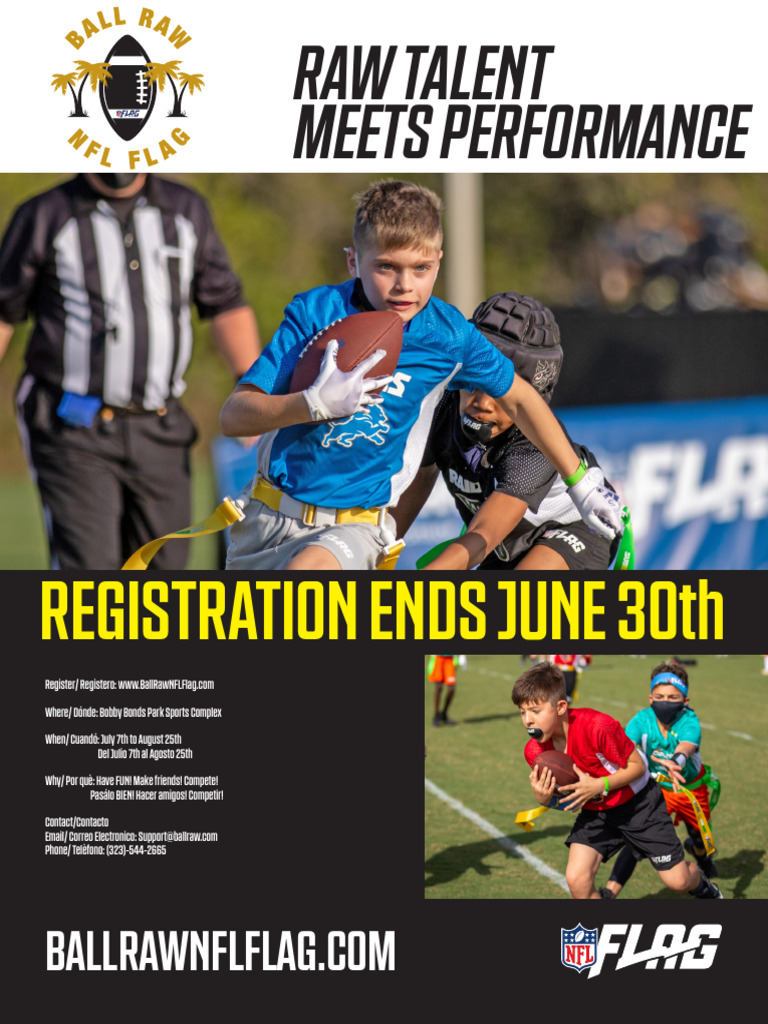 NFL Flag Football Registration Open | PDF