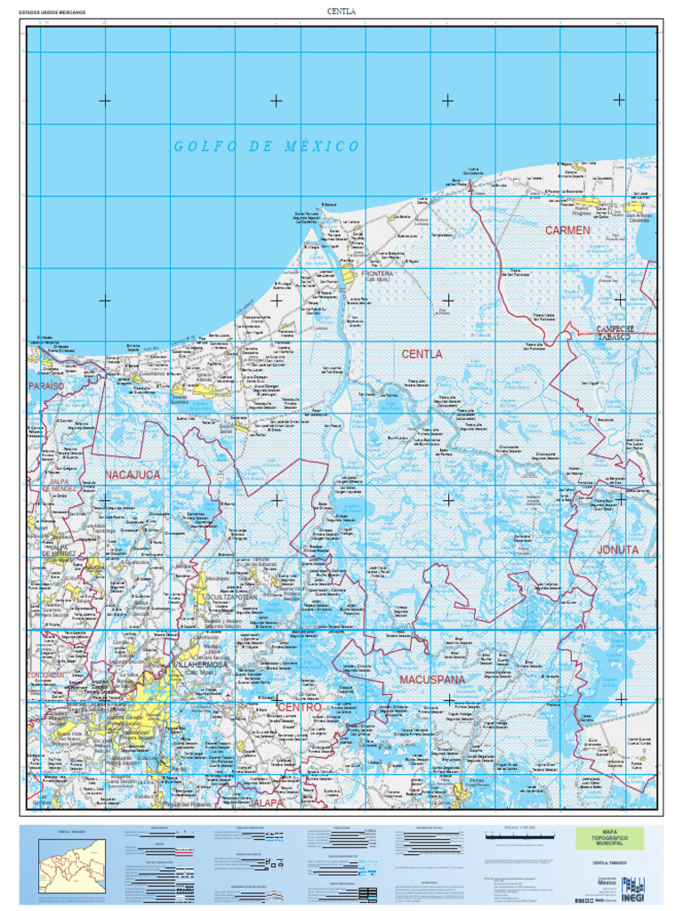 Mapa de Frontera Centla | PDF