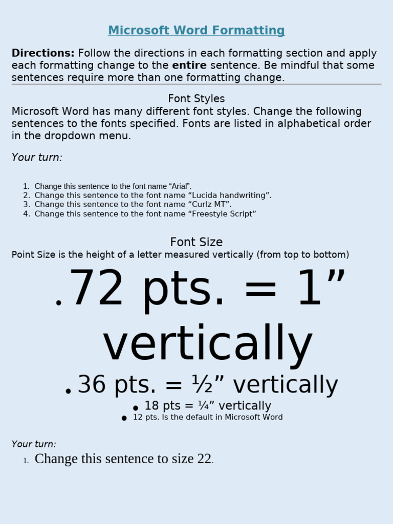 Introduction to Microsoft Word Formatting Basics | PDF | Writing | Text