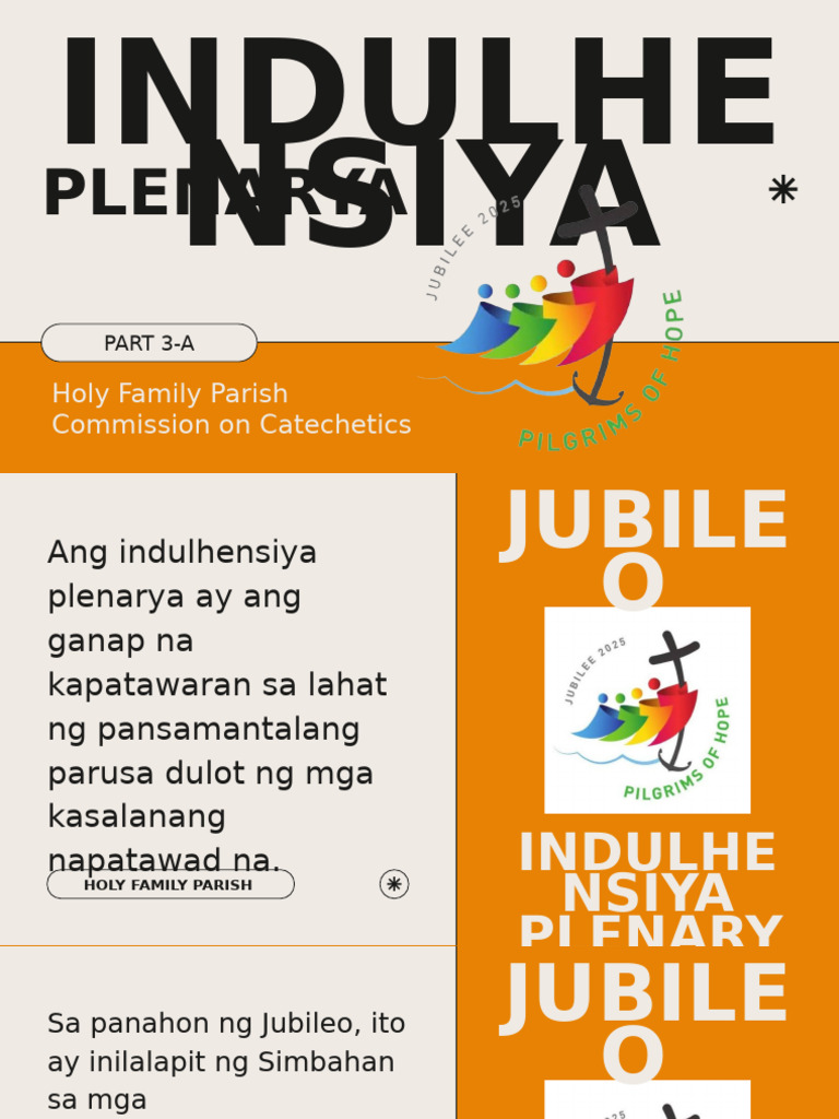 Part 3-A Katekesis Jubileo | PDF