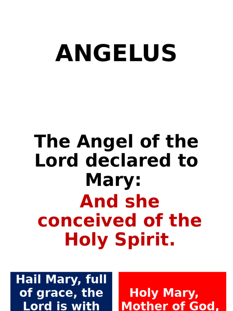 Angelus | PDF