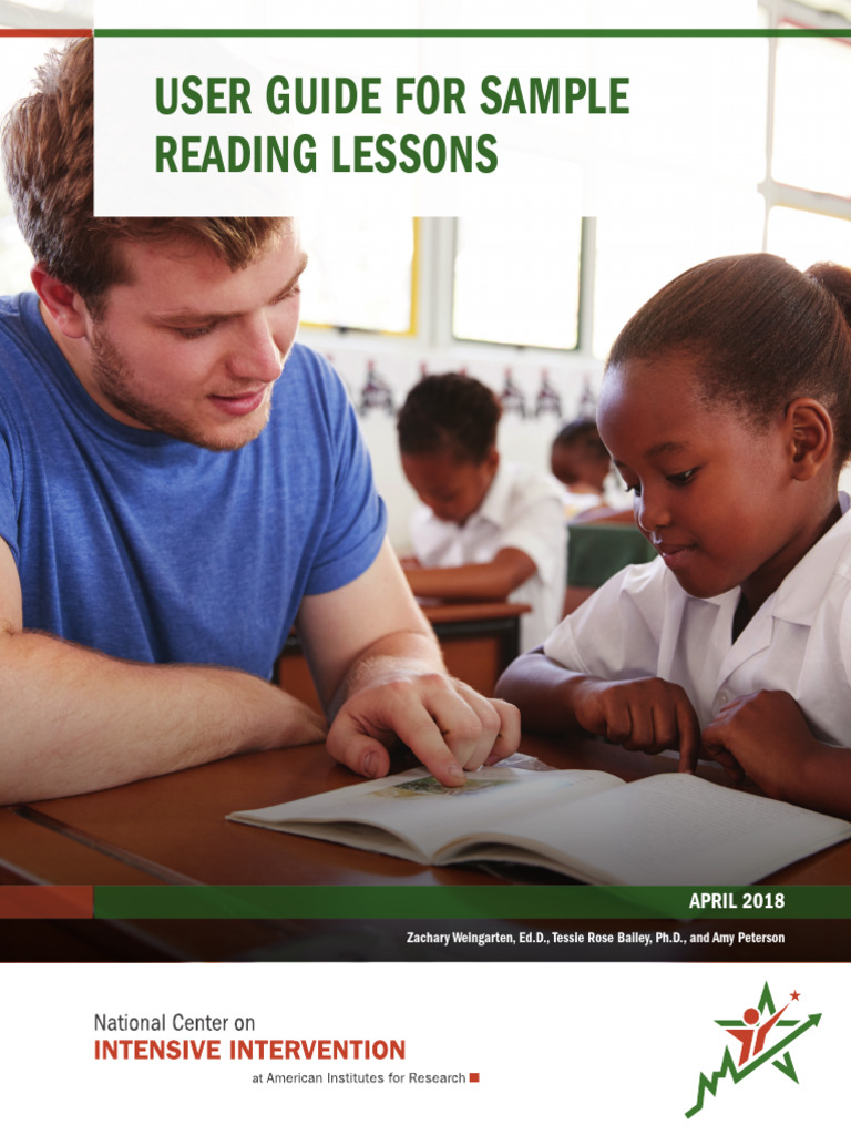 User Guide Sample Reading Lessons-508v2 | PDF | Phonics | Reading ...