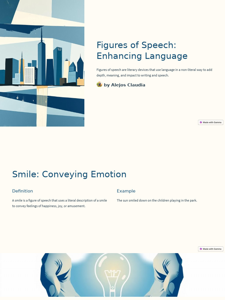 Figures of Speech Enhancing Language | PDF