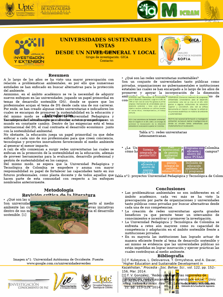 Plantilla Poster CEDEC Seminario 2018 | PDF | Sustentabilidad