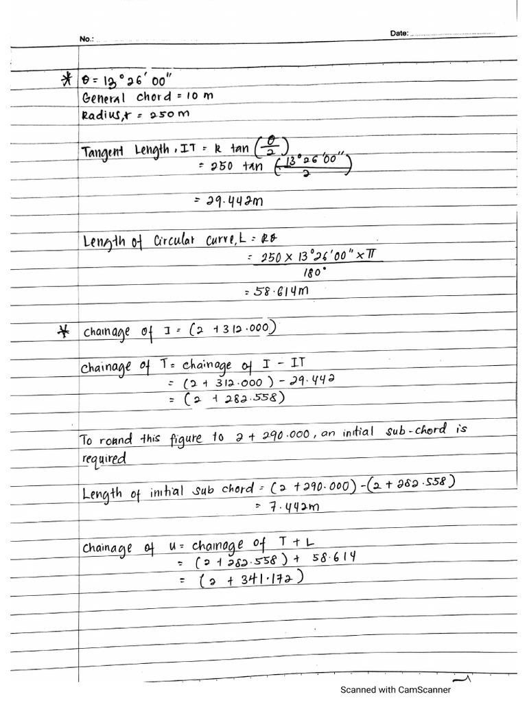 v4 Setting Out Curve | PDF