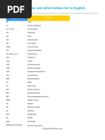 Daftar Singkatan Bahasa Inggris | PDF | Language Varieties And Styles ...