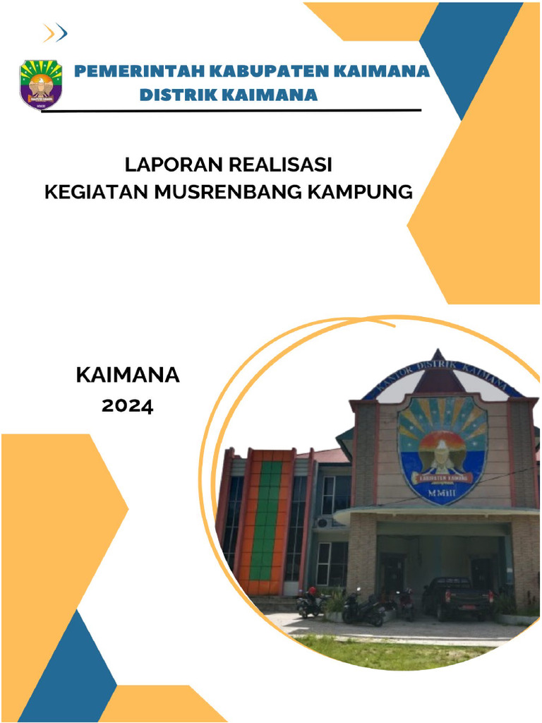 Musyawarah Pembangunan Kaimana 2024 | PDF