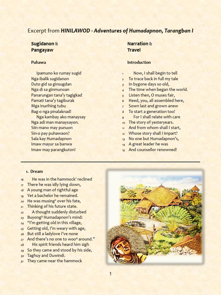 HINILAWOD-Adventures of Humadapnon | PDF | Sea