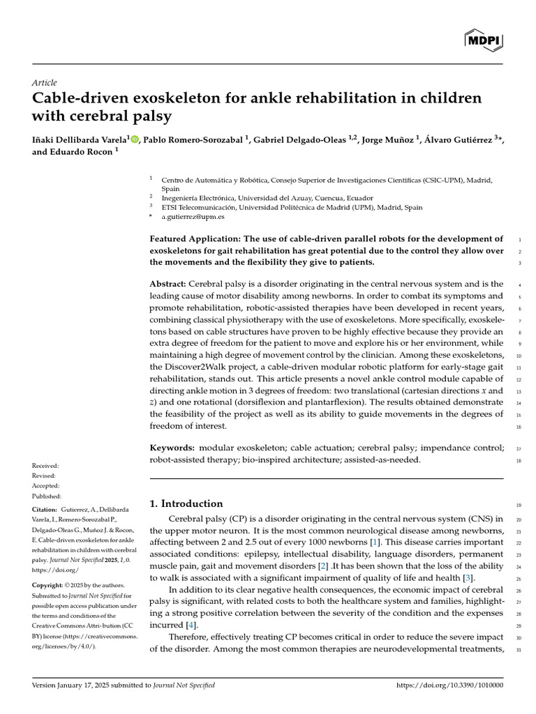 Cable Driven Exoskeleton For Ankle Rehabilitation 250117 182310 052849 ...