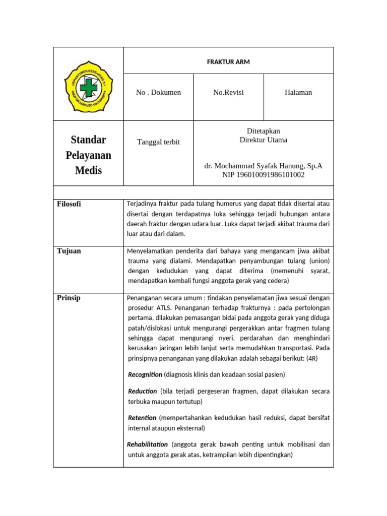 SPM Fraktur Antebrachii | PDF