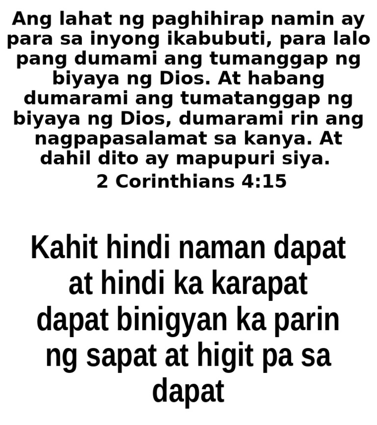 kuya pas preaching | PDF