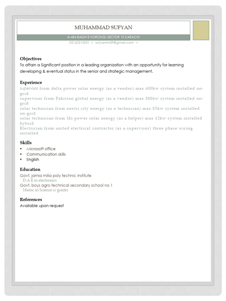 Muhammad Sufyan | PDF