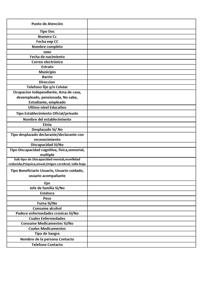 Formato Registros Inder 2024 para Imprimir | PDF