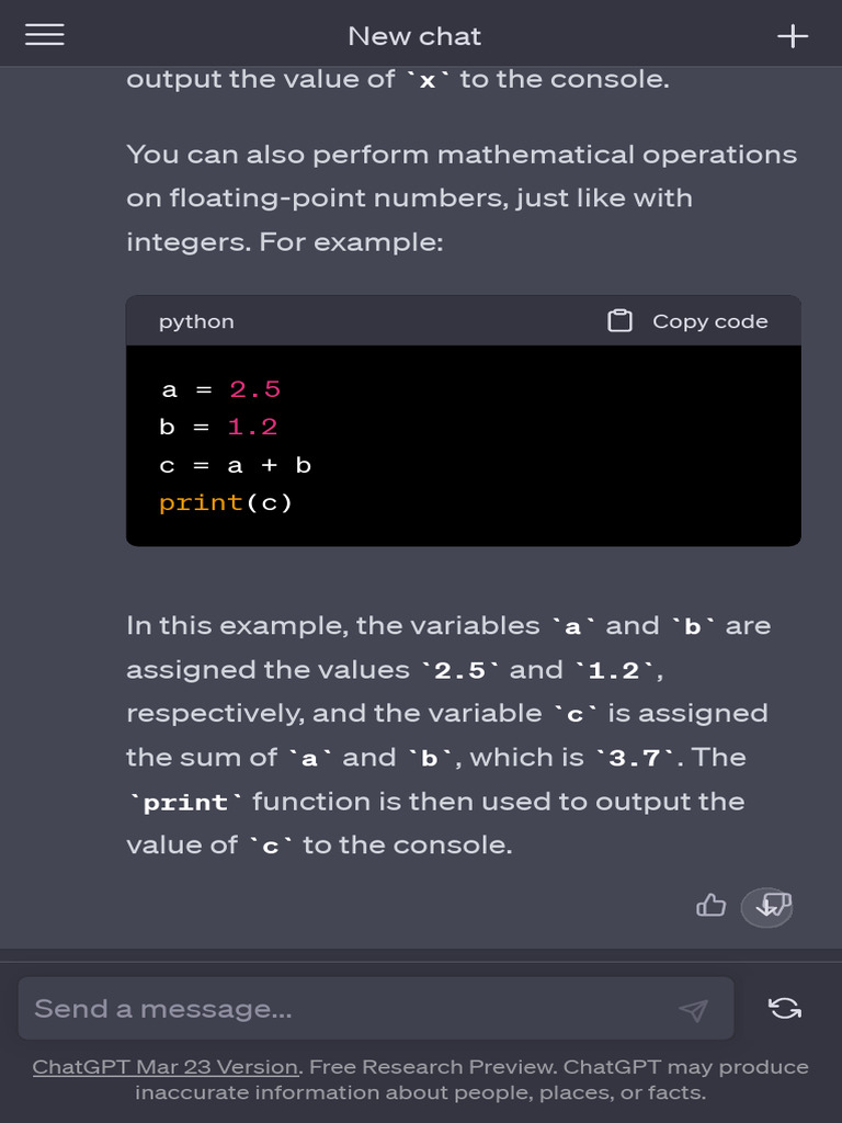 Python Floating-Point Operations Guide | PDF