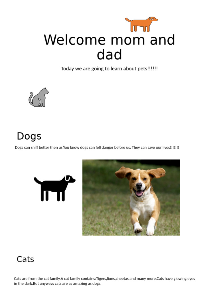 Learning About Pets for Kids | PDF