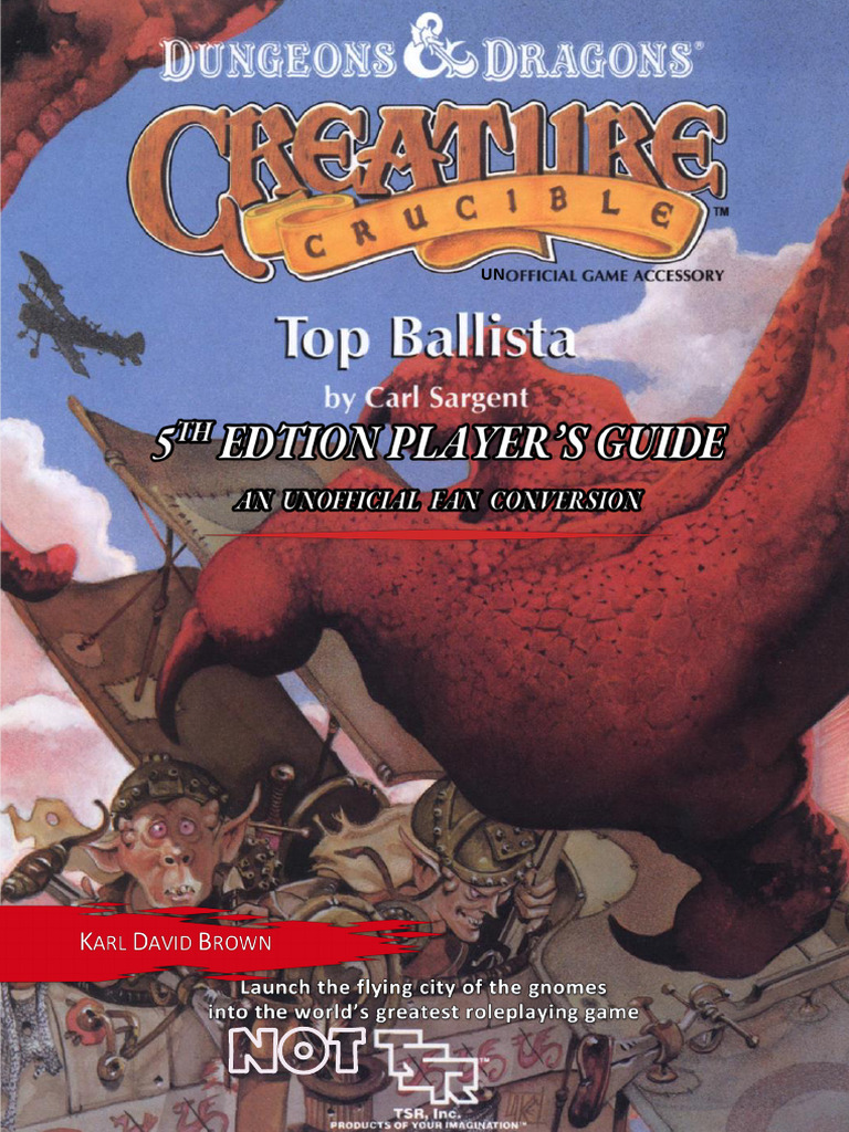 5 e Top Ballista Player Formatted | PDF | Dungeons & Dragons | Gary ...