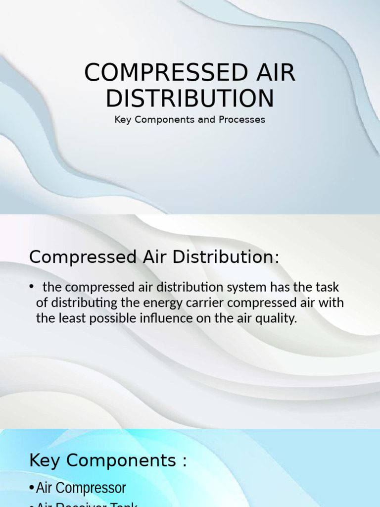 Compressed Air Distribution Essentials | PDF