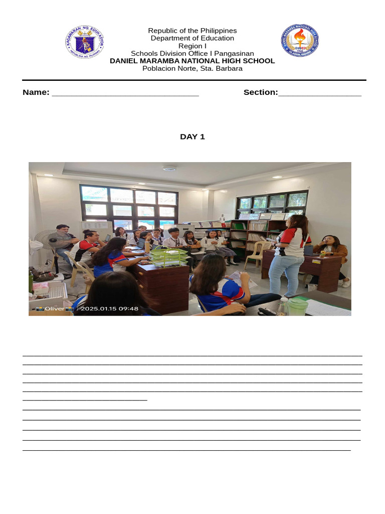 Immersion Documentation | PDF | Philippines