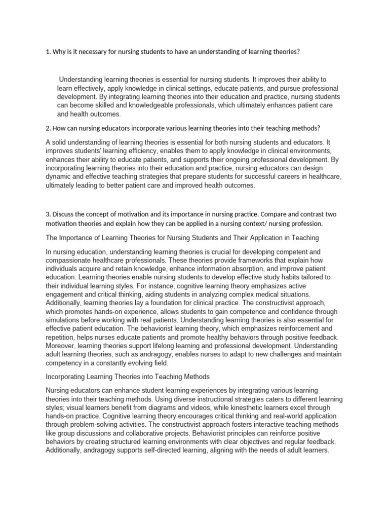 matthew Cortez Evaluation activity | PDF | Learning Theory (Education ...