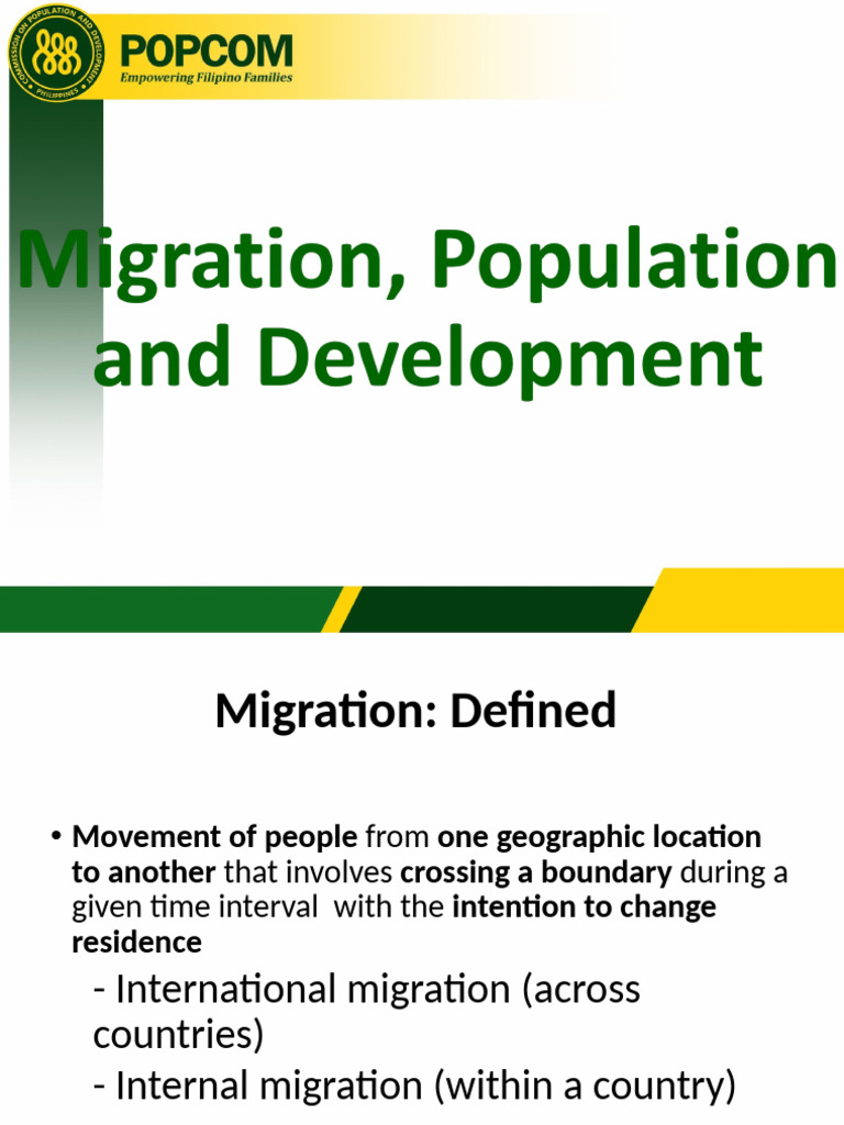 Basic Concepts of Migration | PDF | Human Migration | Immigration