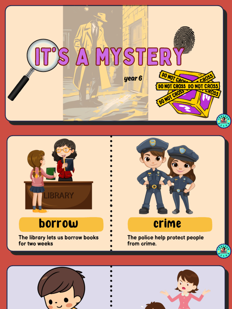 It's A Mystery - Year 6 Flashcards | PDF