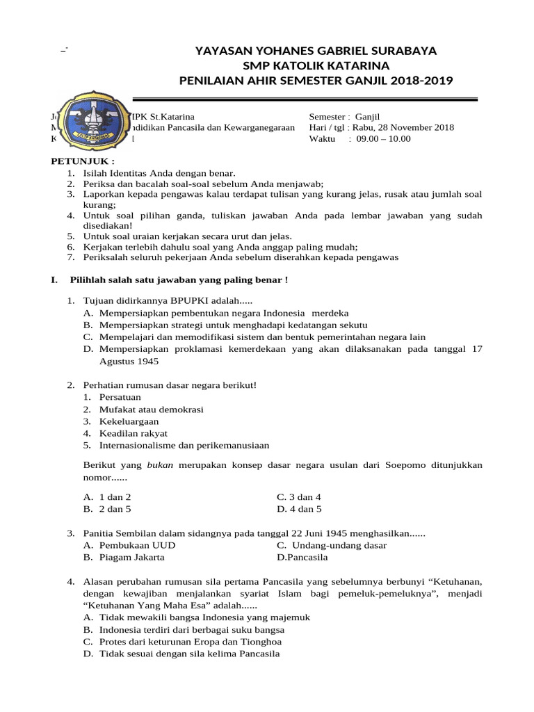Master Soal PKN Kelas Viii | PDF