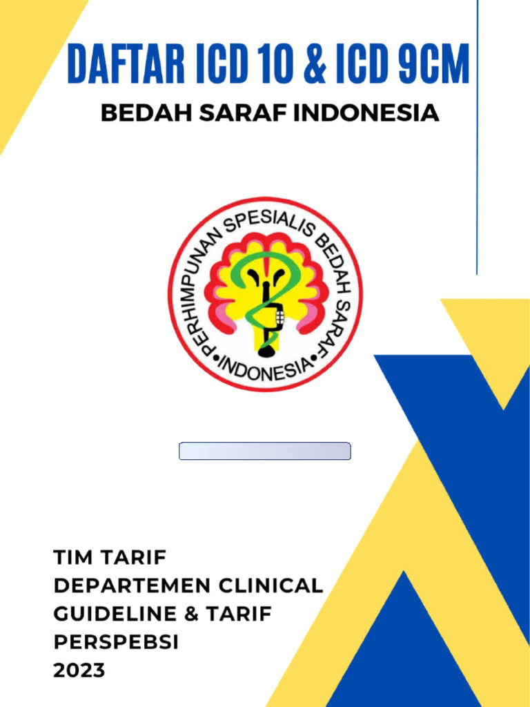 Daftar Icd Bedah Saraf | PDF | Benign Tumor | Traumatic Brain Injury