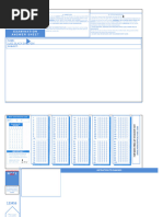 PRC Sample Answer Sheet For LET (Version 2.0) | PDF