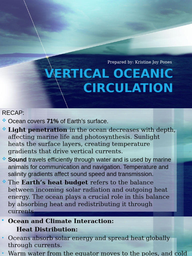 Vertical Oceanic Circulation | PDF | Oceans | Atmospheric Circulation
