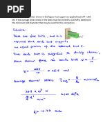 Stress-Strain Problems with Solutions | PDF