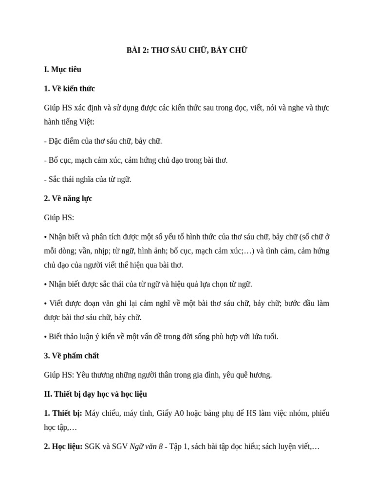 KHDH bài Nắng mới | PDF