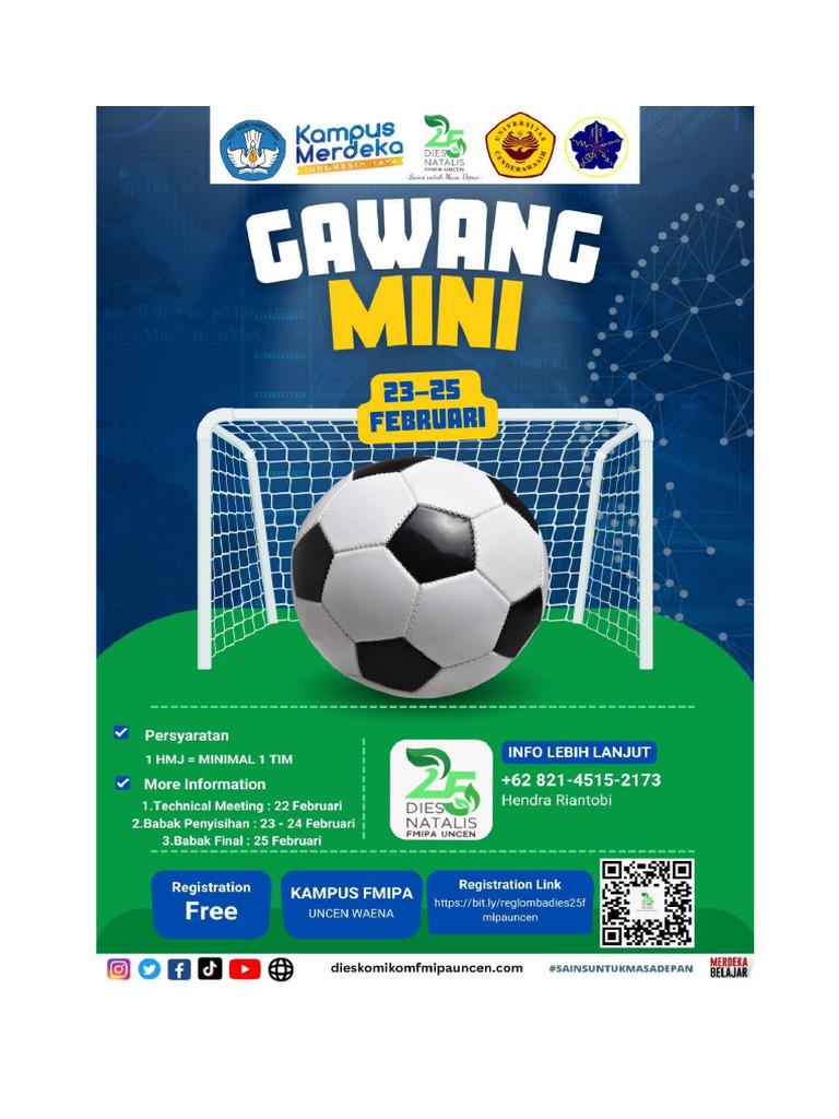TM & Jadwal Pertandingan Gawang Mini | PDF