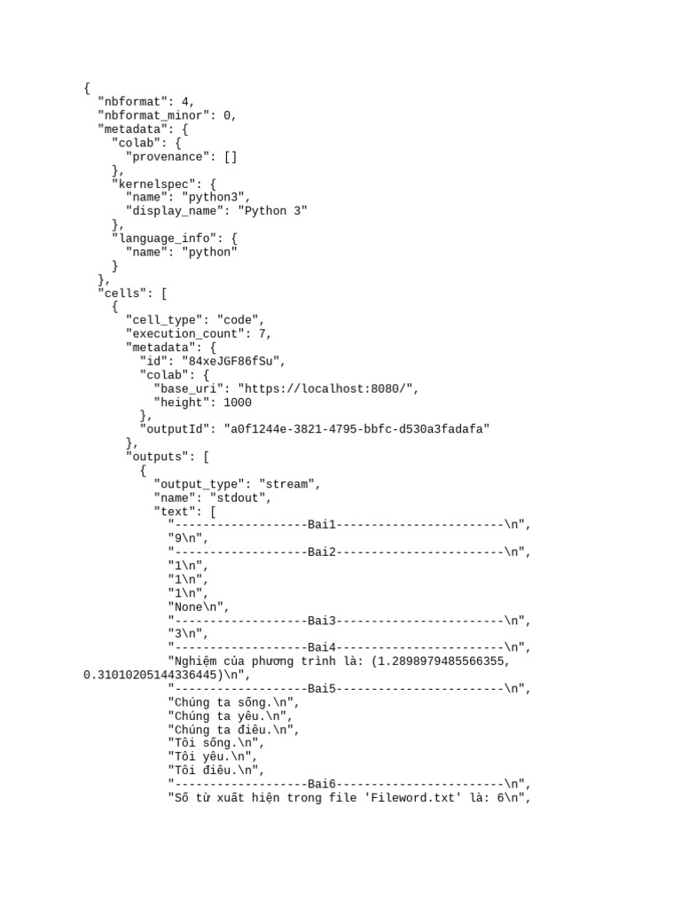 Python Code Output Analysis | PDF | Computer Architecture | System Software
