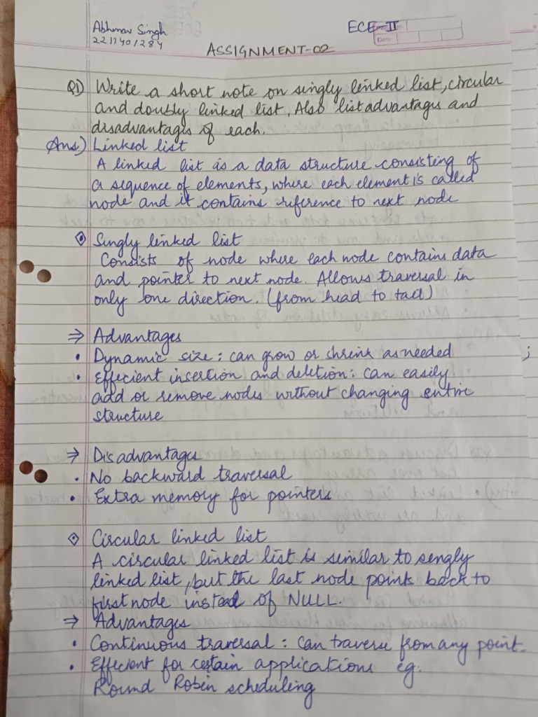 Dsa Assignment (2211401284) | PDF