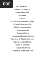Consumer Rights Project Class 10 With Flowcharts | PDF
