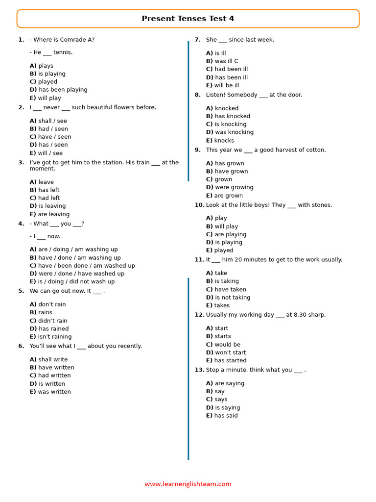 present-tenses-test-4_learnenglishteam.com_ | PDF
