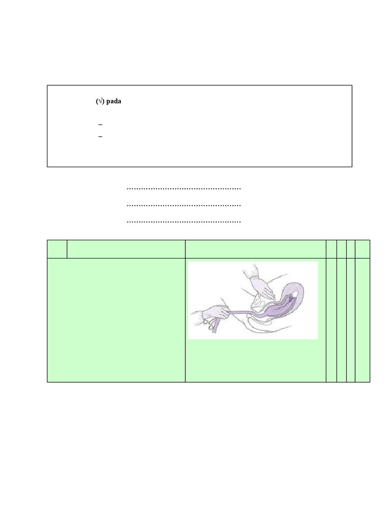 DAFTIL Pemasangan PPIUD Forcep Kelly Panjang | PDF