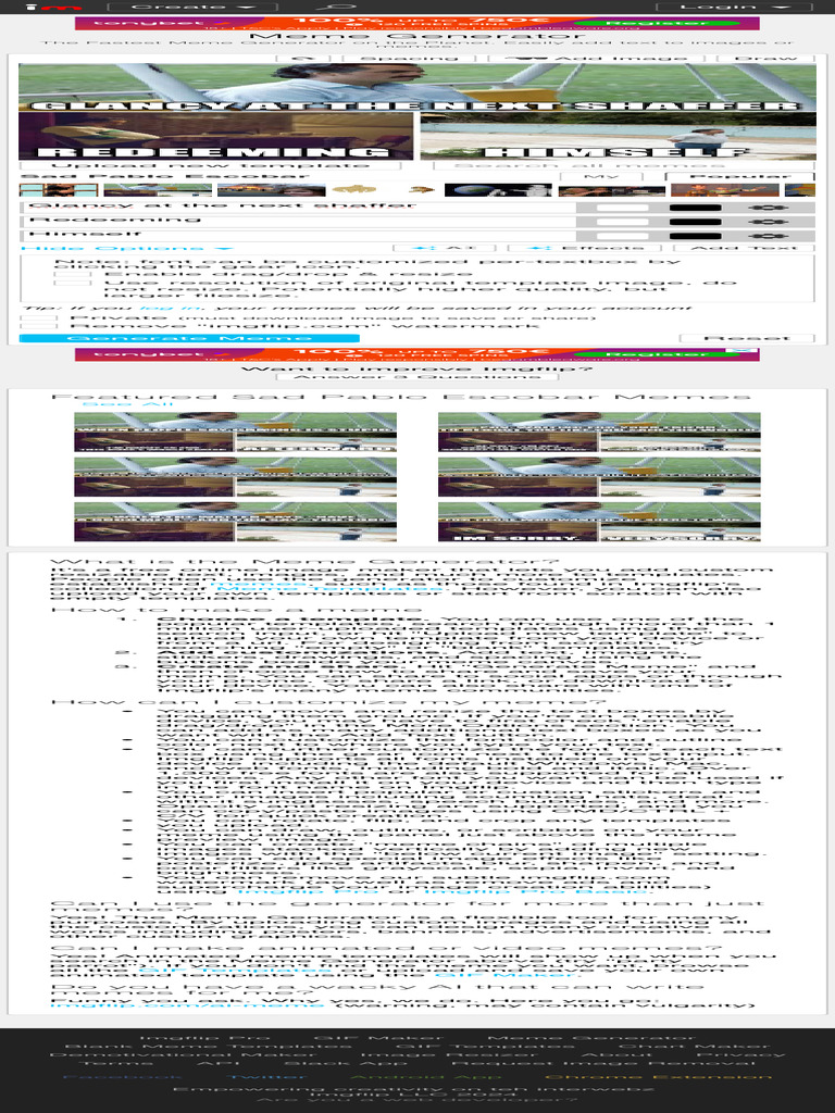 Meme Generator - Imgflip 2 | PDF | Typefaces | Computing