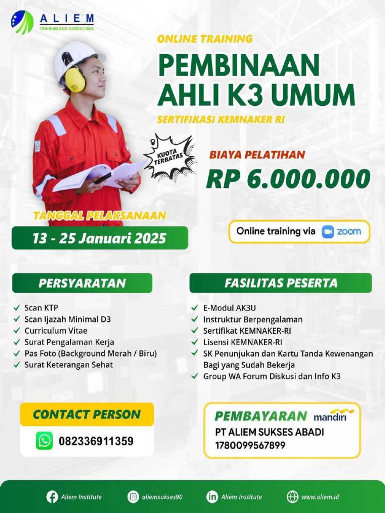 Brosur Aliem Januari 2025 | PDF