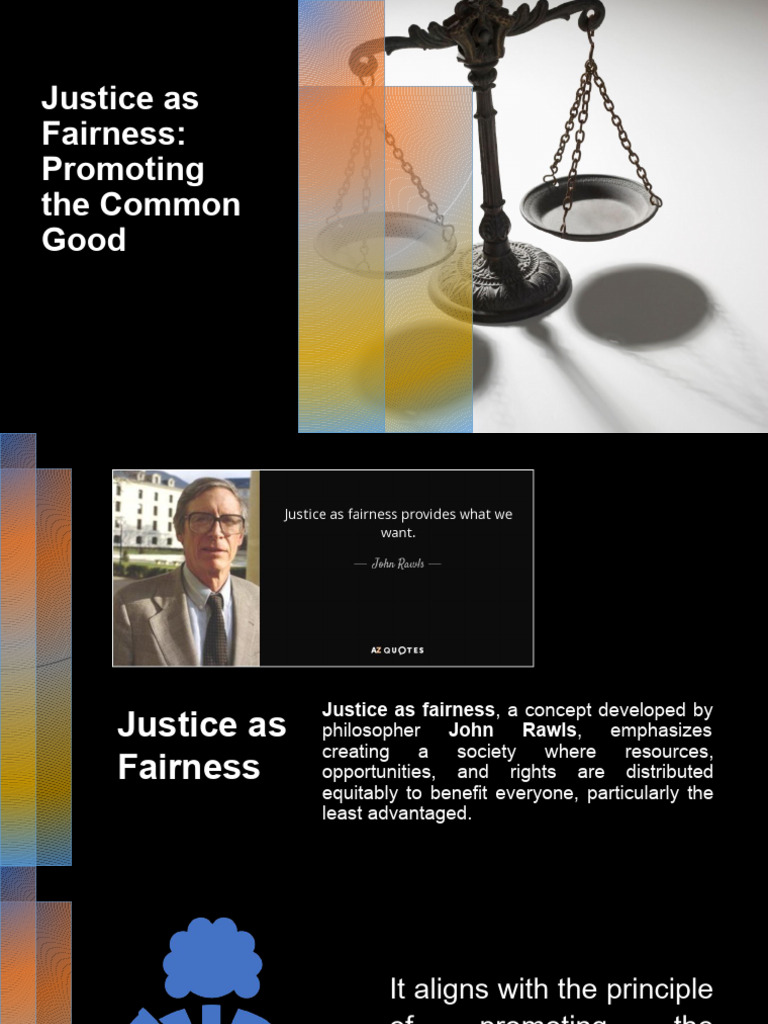 Justice As Fairness | PDF