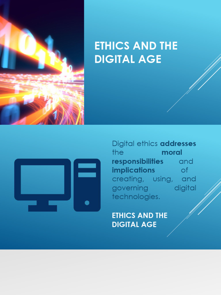 Digital Ethics: Principles and Challenges | PDF | Artificial ...