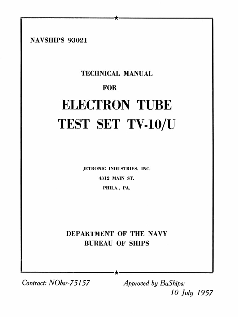 Navships 93021 | PDF