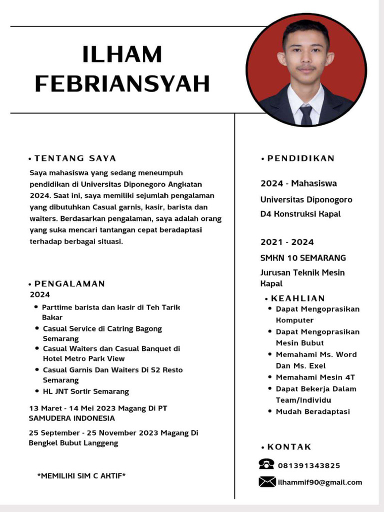 CV Ilham Febriansyah | PDF