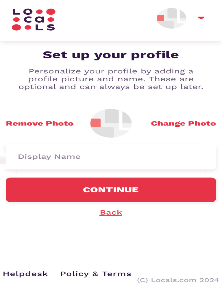 Profile Setup Guide for Locals.com | PDF
