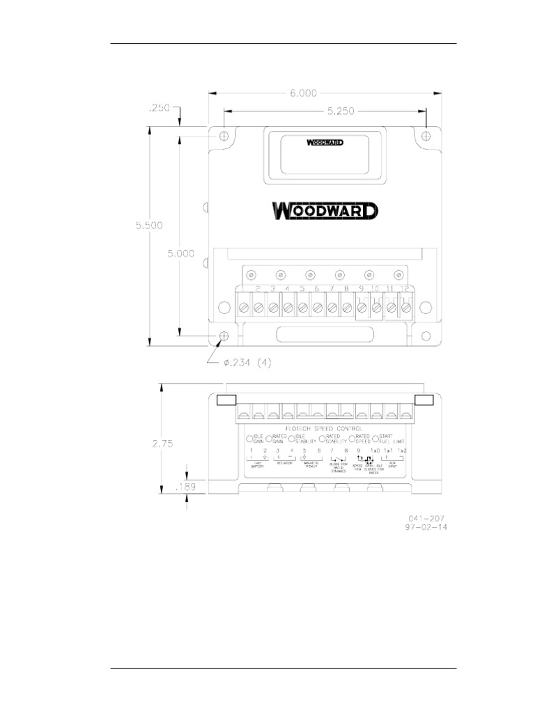 Woodward Flo Tech Control Wiring | PDF